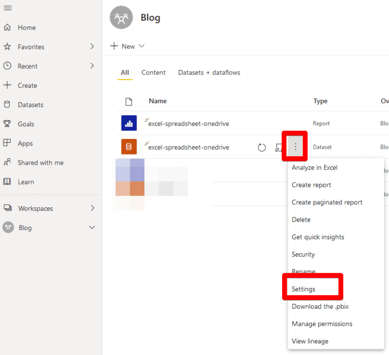 Power BI: How to Refresh Excel Datasets in a Published Report Code and ...